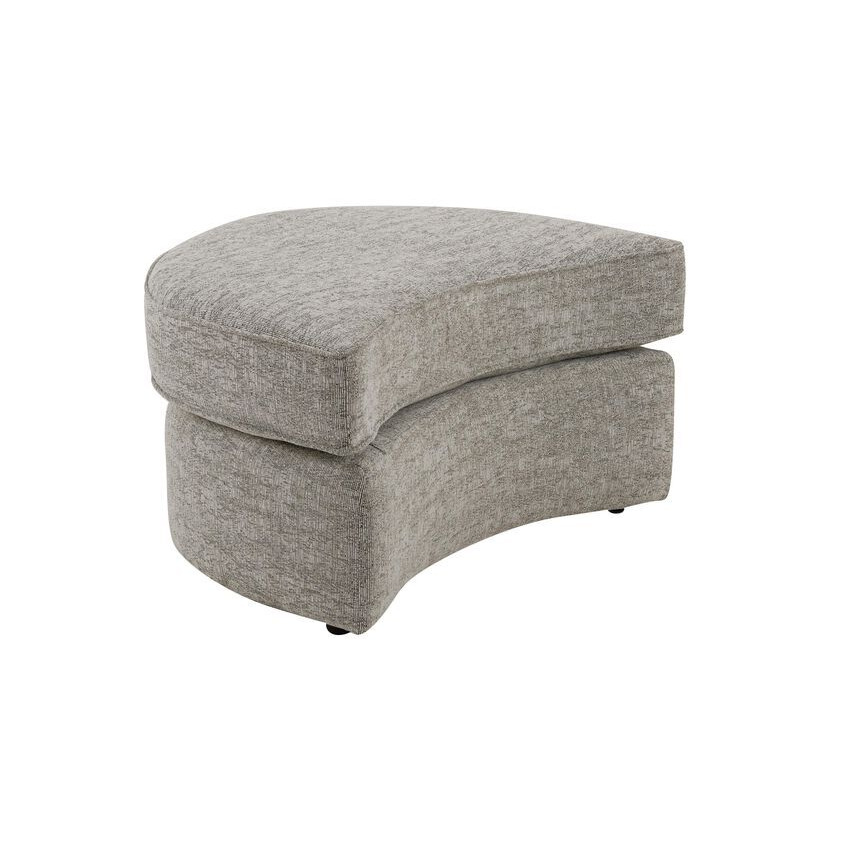 ScS Living Grey Aurora Fabric Twister Footstool by SCS | ufurnish.com