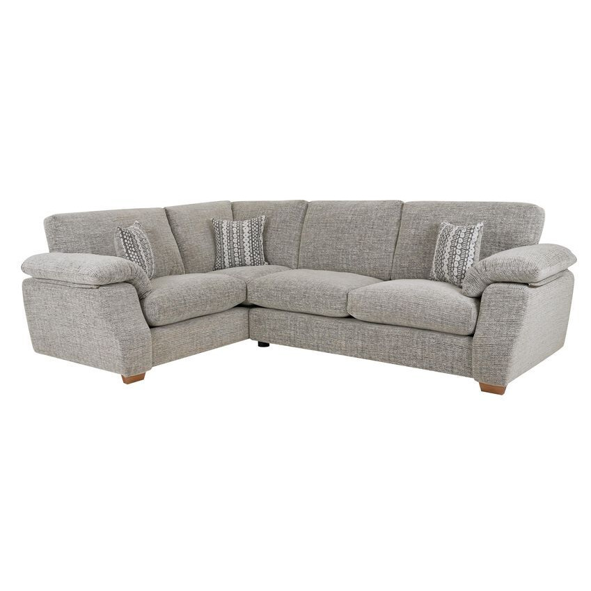ScS Living Whisper Grey Corner Sofa - Grey Corner Sofa by SCS | ufurnish.com