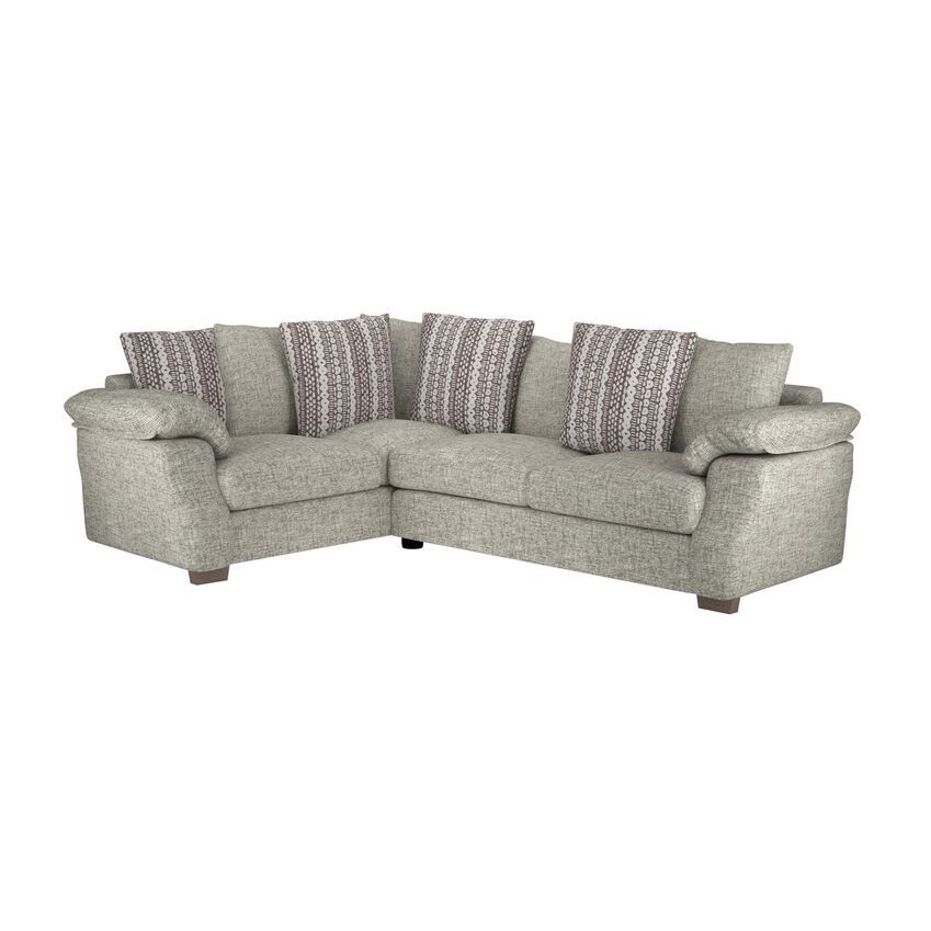 ScS Living Cream Whisper Fabric 1 Corner 2 Scatter Back Sofa by SCS ...