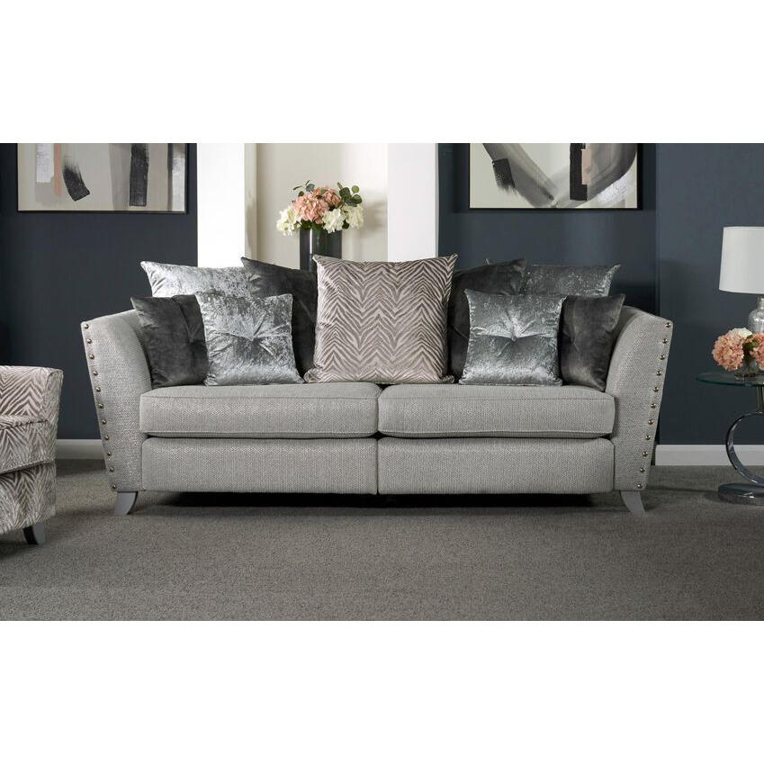 ScS Signature Coco Fabric 4 Seater Sofa Scatter Back by SCS | ufurnish.com