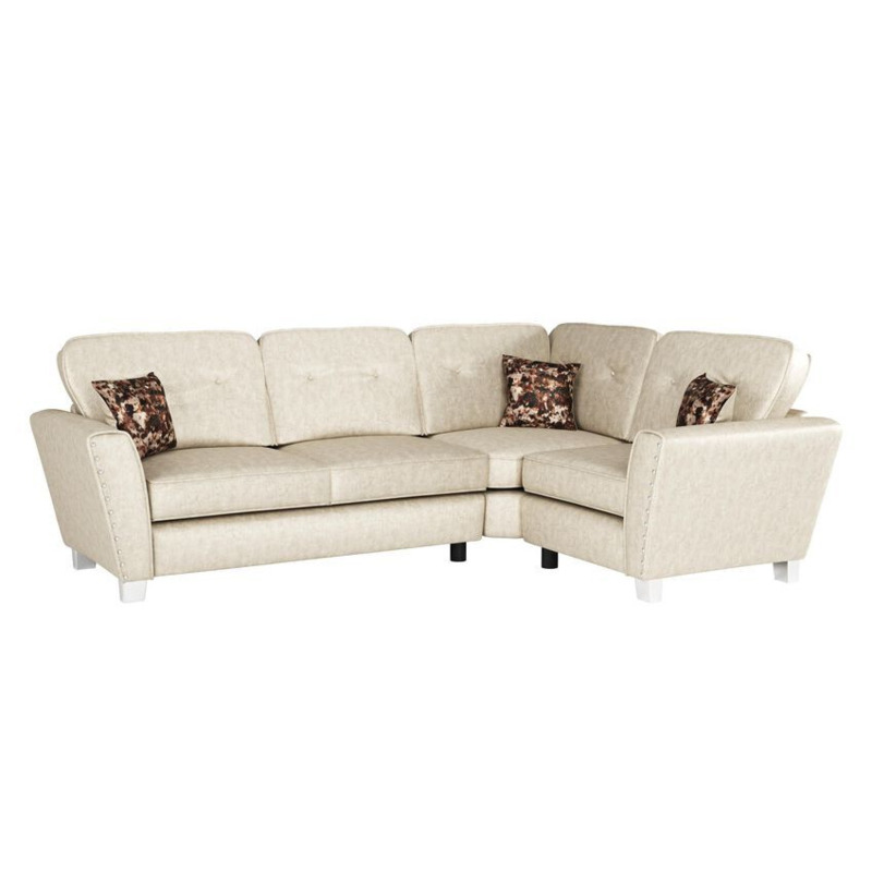 ScS Living Cream Esme Fabric 2 Corner 1 Sofa by SCS | ufurnish.com