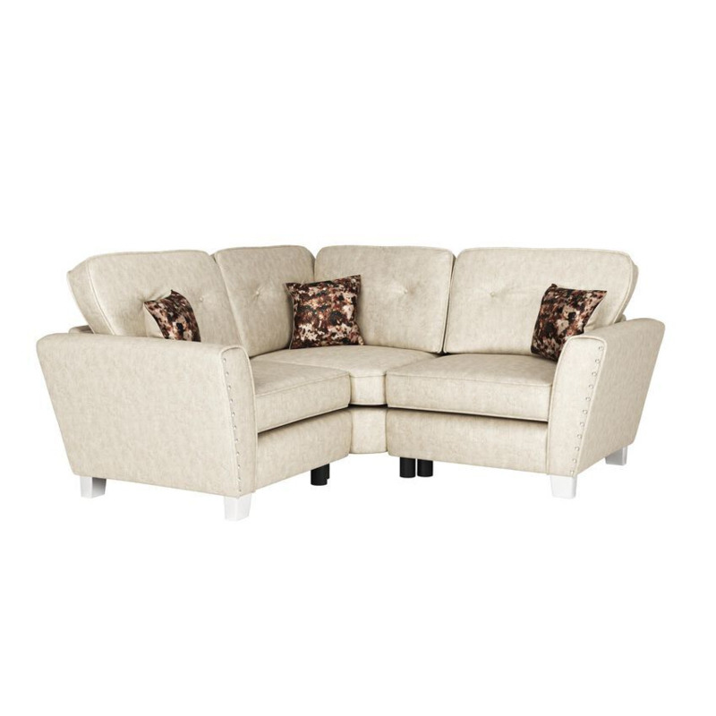 ScS Living Cream Esme Fabric 1 Corner 1 Sofa by SCS | ufurnish.com