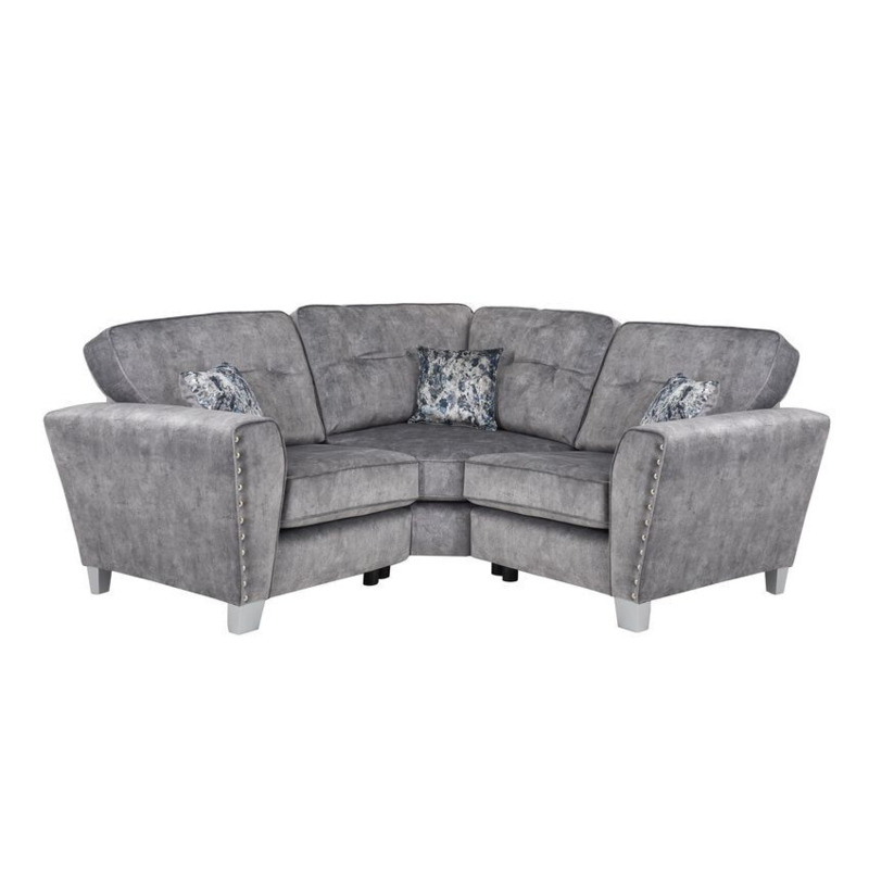 ScS Living Grey Esme Fabric 1 Corner 1 Sofa by SCS | ufurnish.com