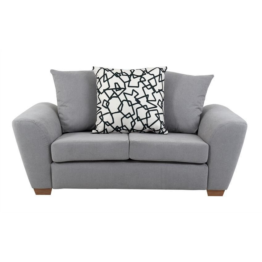 ScS Living Grey Fabric Kiana 2 Seater Sofa Scatter Back by SCS ...