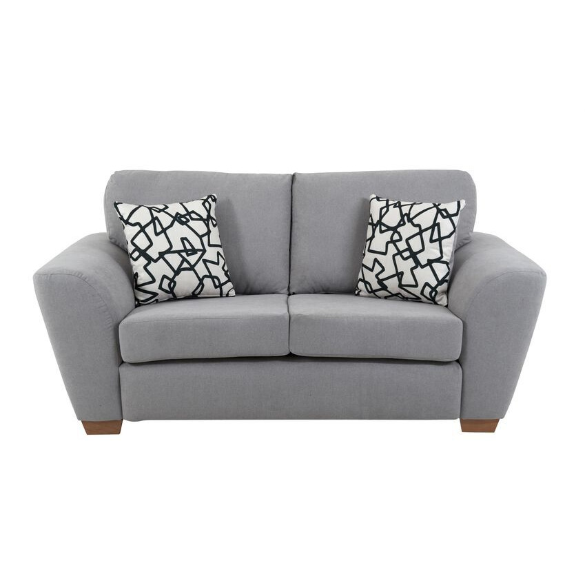 ScS Living Grey Kiana Fabric 2 Seater Sofa Standard Back by SCS ...