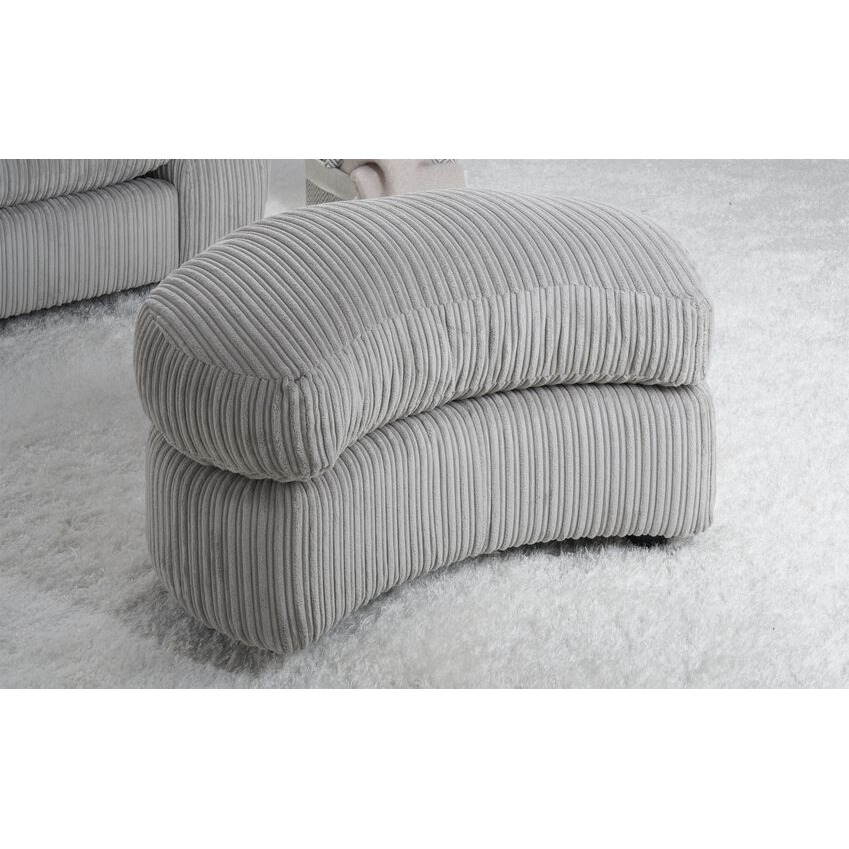 ScS Living Everett Fabric Half Moon Footstool by SCS | ufurnish.com