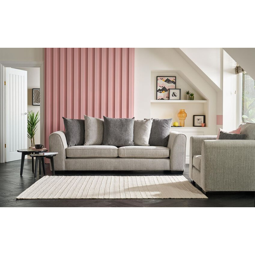 ScS Living Natalia Fabric 4 Seater Sofa Scatter Back by SCS | ufurnish.com