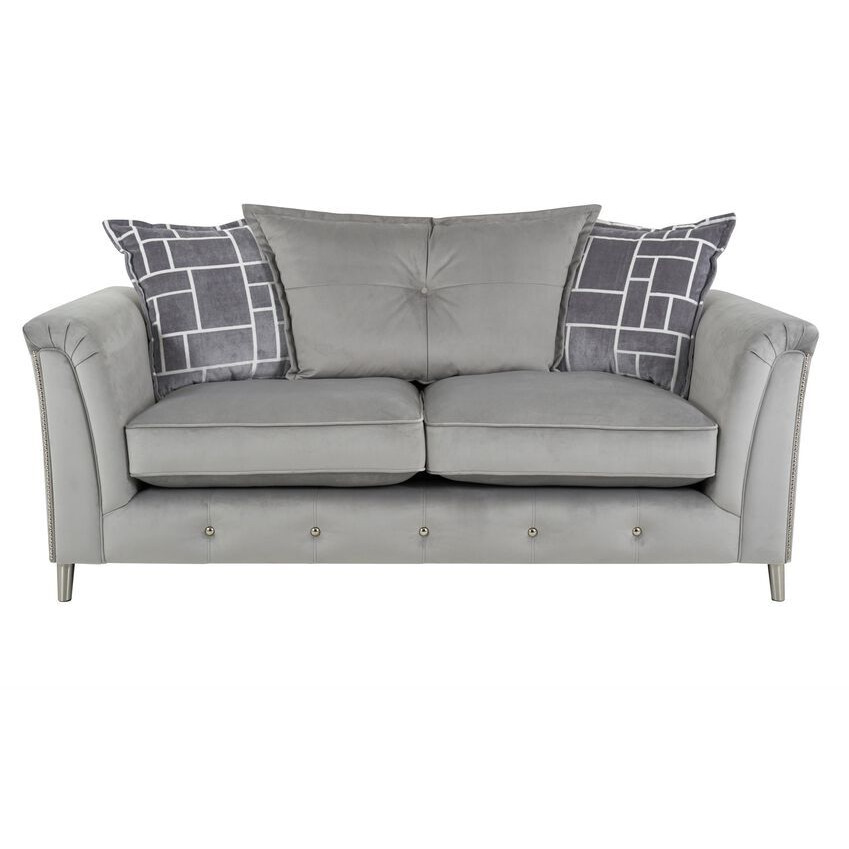ScS Signature Grey Darcie Fabric 3 Seater Sofa by SCS | ufurnish.com