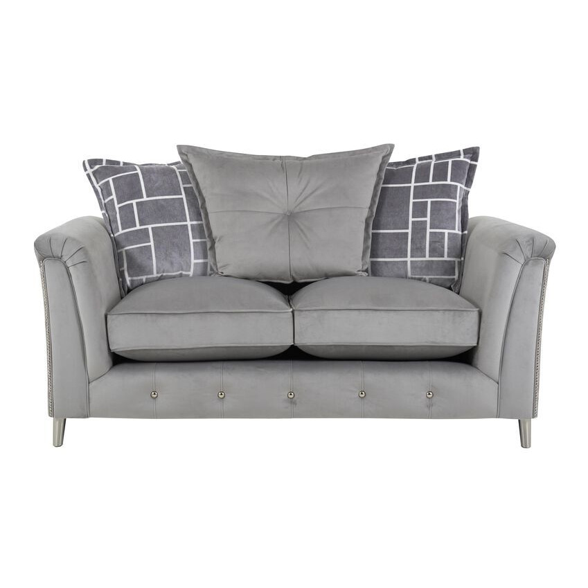ScS Signature Grey Darcie Fabric 2 Seater Sofa by SCS | ufurnish.com