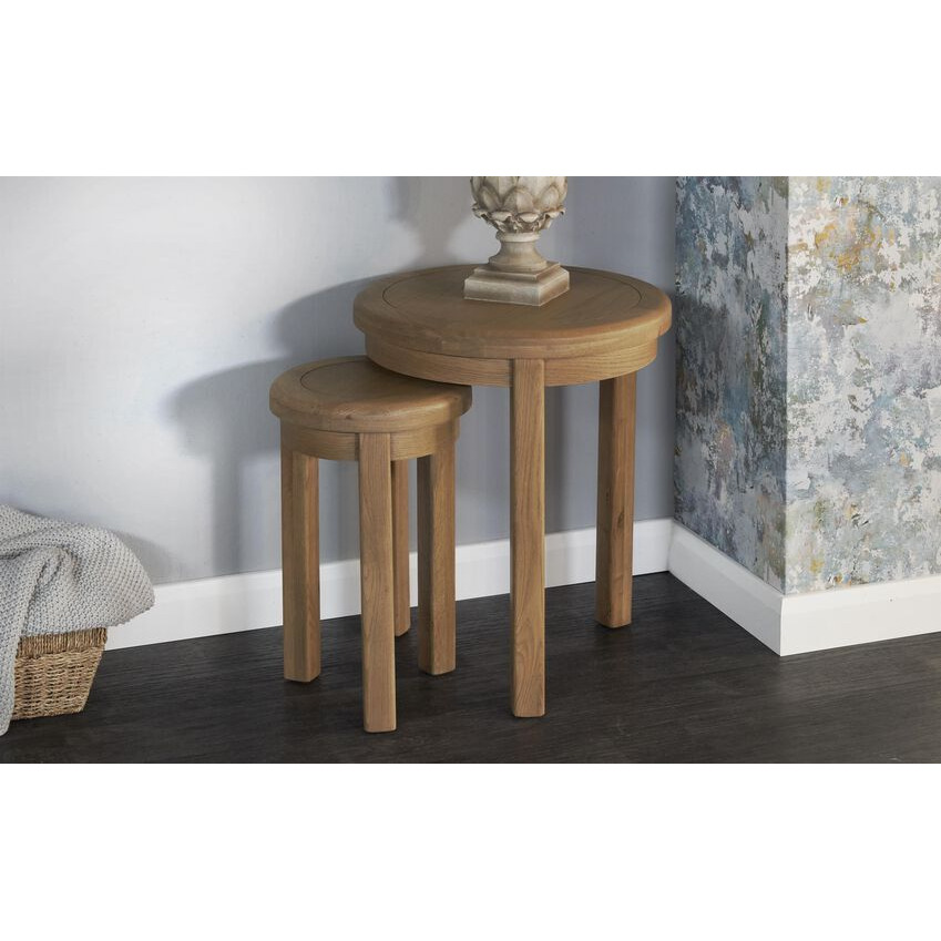 ScS Signature Brooklyn Nest of 2 Round Tables by SCS | ufurnish.com