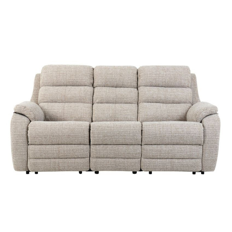 G Plan Grey Fabric Greenwich 3 Seater Static Sofa by SCS | ufurnish.com