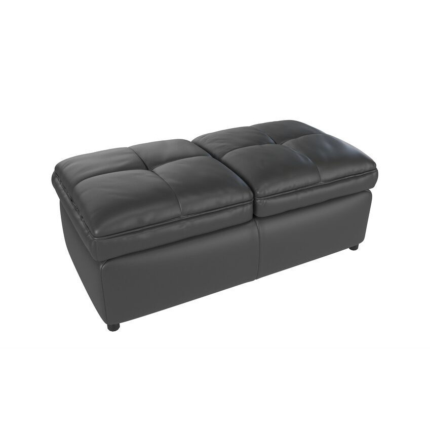 La-Z-Boy Black Raleigh Relaxer Footstool by SCS | ufurnish.com