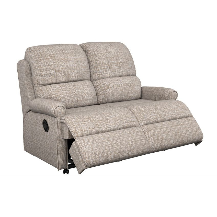 G Plan Brown Fabric Newmarket 2 Seater Manual Recliner Sofa by SCS ...