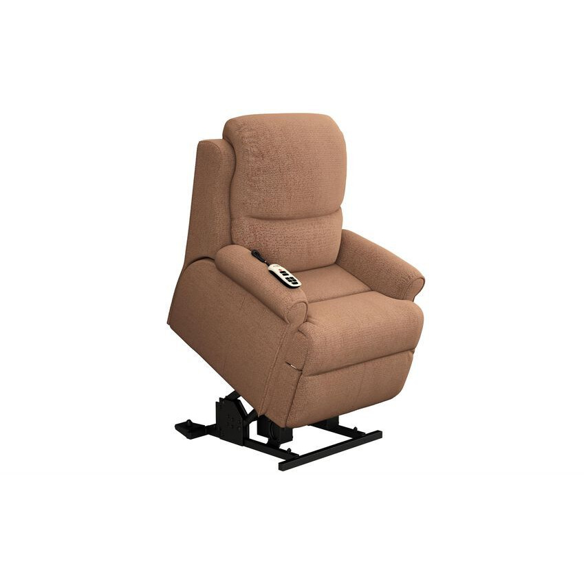 G Plan Brown Fabric Newmarket Small Dual Motor Elevate Chair by SCS ...