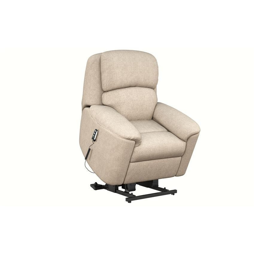 Celebrity Cream Cambridge Fabric Single Motor Elevate Chair by SCS ...