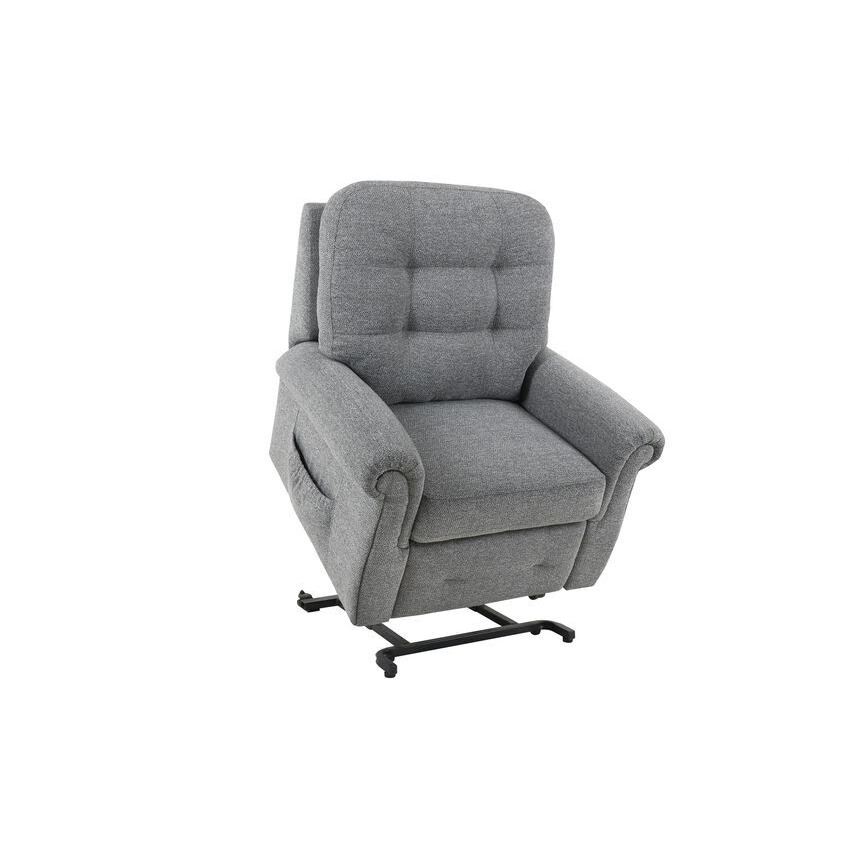 G Plan Grey Fabric Radford Small Dual Motor Lift & Elevate Chair by SCS ...