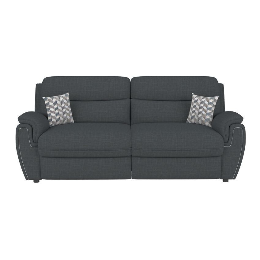 ScS Living Blue Ashton Fabric 3 Seater Split Sofa by SCS | ufurnish.com