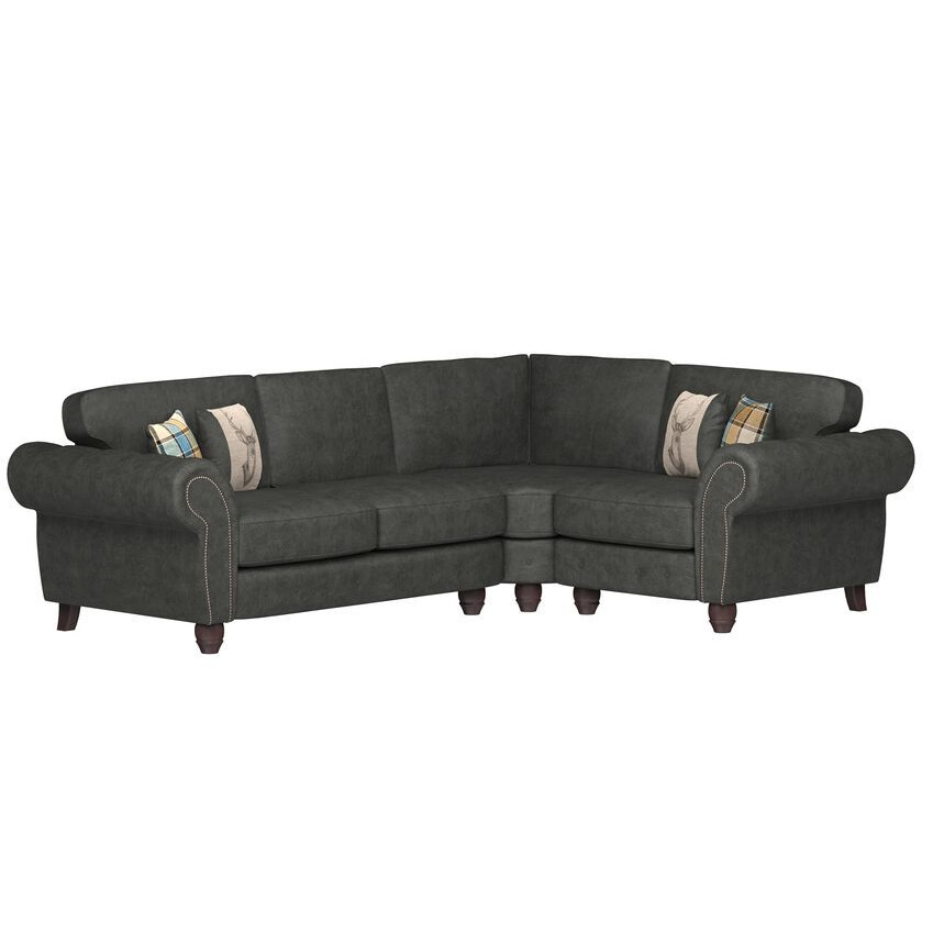 ScS Living Black County Fabric 2 Corner 1 Standard Back Sofa by SCS ...