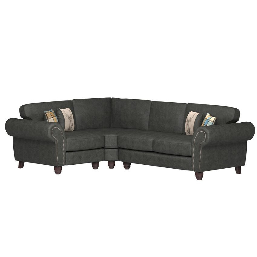 ScS Living Black County Fabric 1 Corner 2 Standard Back Sofa by SCS ...