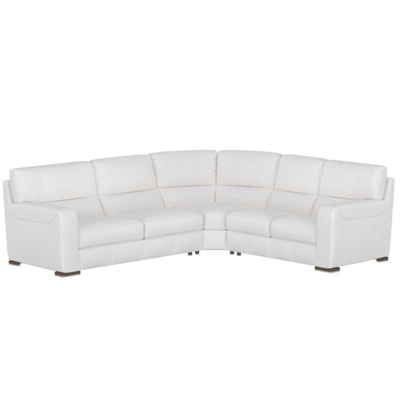 SiSi Italia White Lucca 3 Corner 2 Sofa by SCS | ufurnish.com