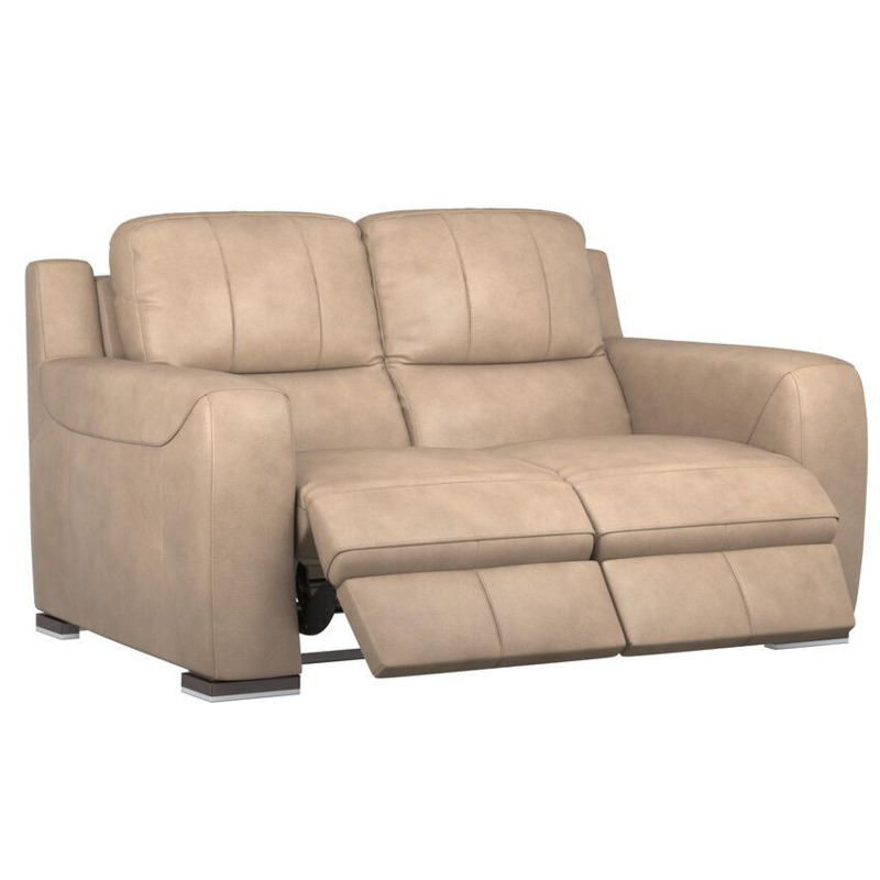 SiSi Italia Grey Lucca 2 Seater Power Recliner Sofa by SCS | ufurnish.com