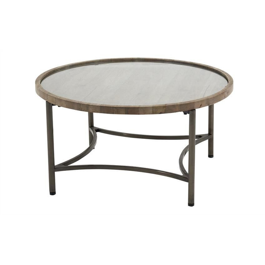 ScS Signature Rosary Round Coffee Table with Glass Top by SCS ...