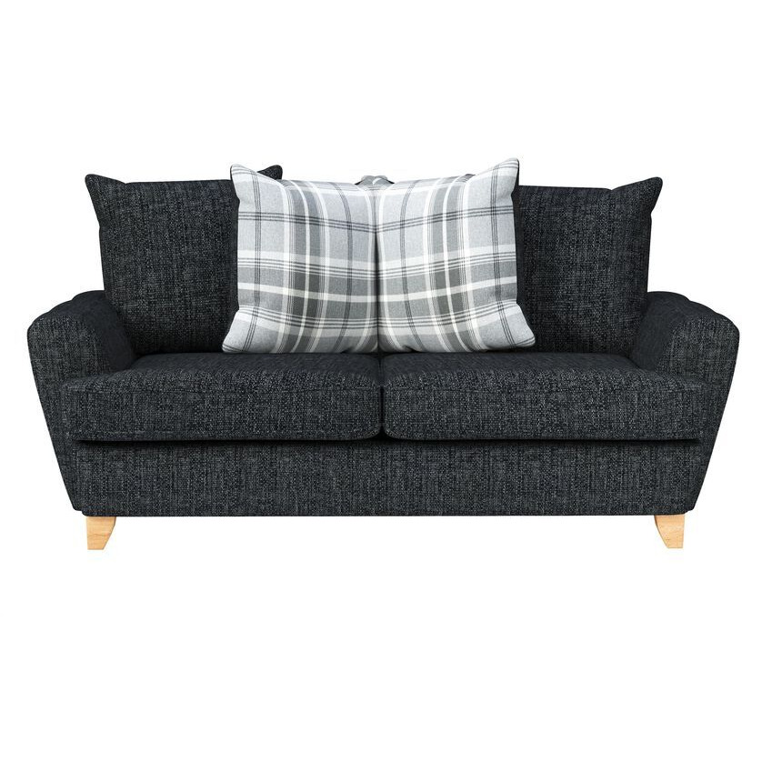 ScS Living Grey Jessie Fabric 3 Seater Sofa Scatter Back by SCS ...