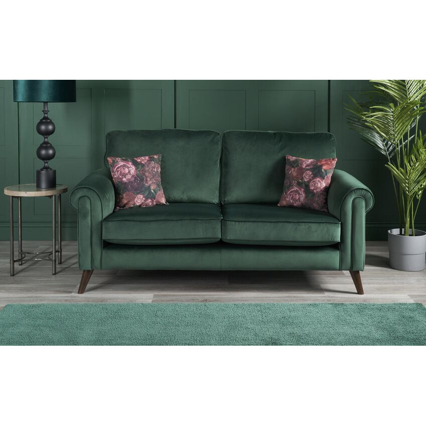 Botanicals Fabric Bloom Velvet 2 Seater Sofa Standard Back by SCS ...