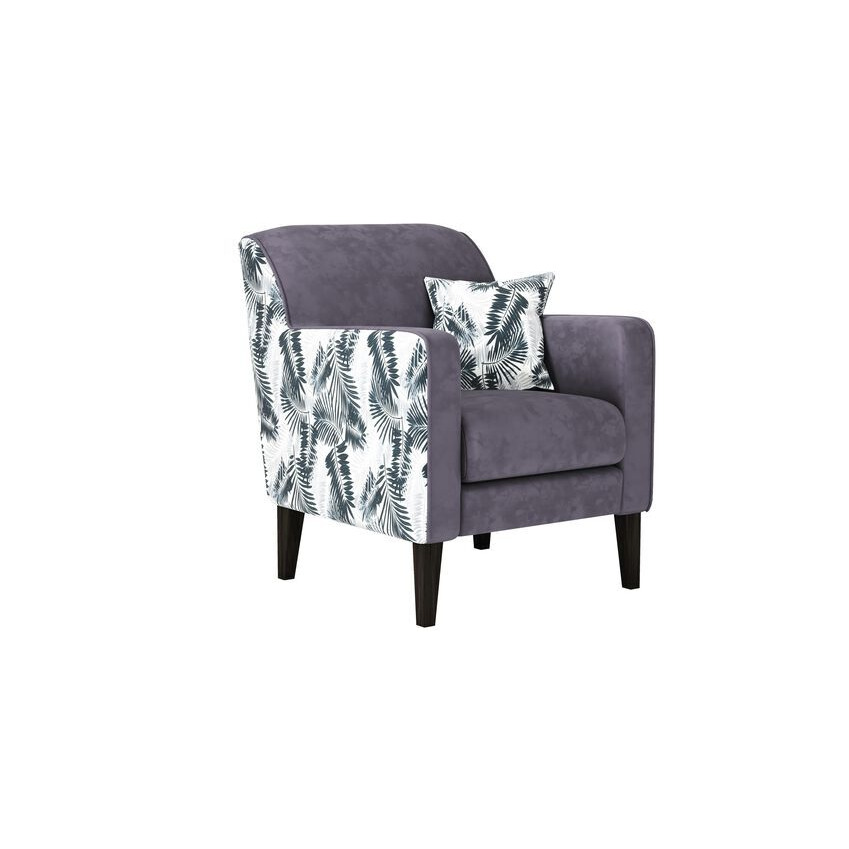 Grey Botanicals Ferndale Fabric Patterned Accent Chair by SCS ...