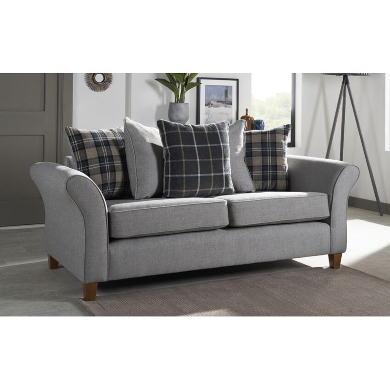 ScS Living Hugo Fabric 3 Seater Scatter Back Sofa by SCS | ufurnish.com