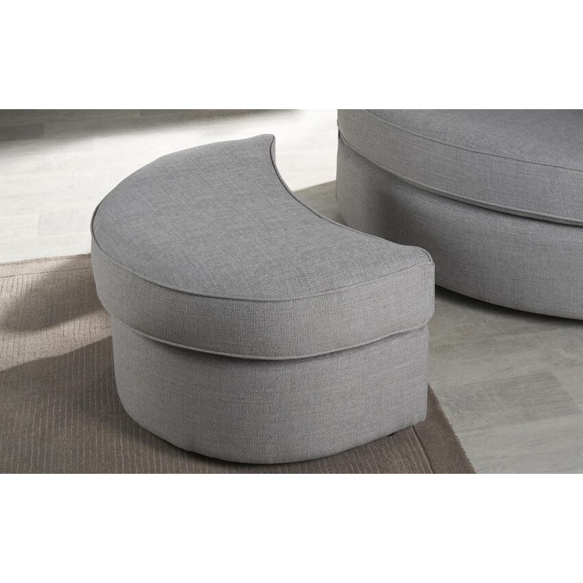 ScS Living Hugo Fabric Large Twister Footstool by SCS | ufurnish.com