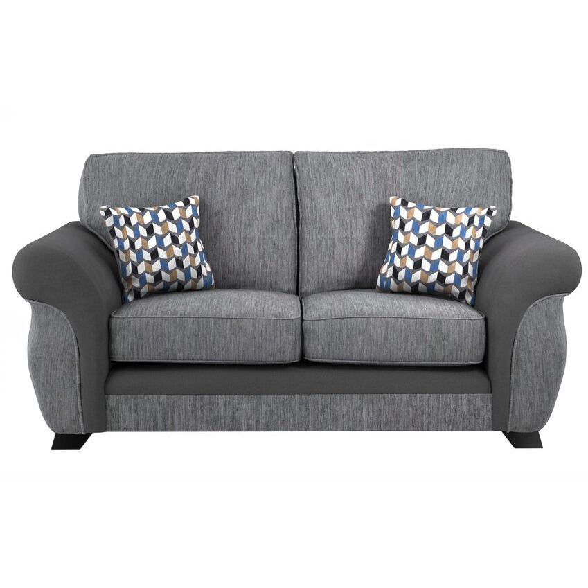 ScS Living Brown Bobbie Fabric 2 Seater Sofa Standard Back by SCS ...