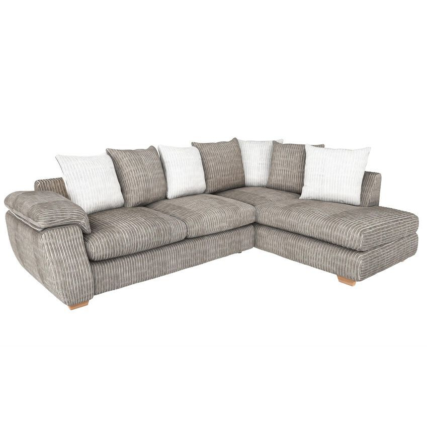 ScS Living Everett Grey Corner Sofa - Grey Corner Sofa by SCS ...