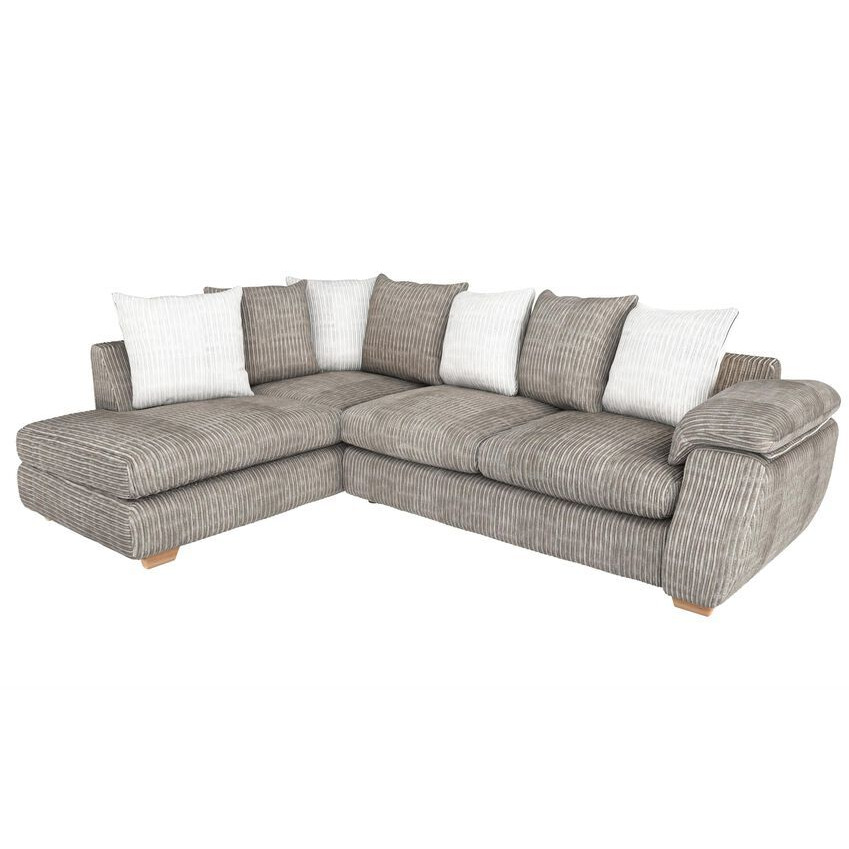 ScS Living Grey Everett Fabric 1 Corner 2 Left Hand Facing Chaise ...