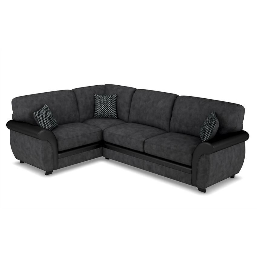 ScS Living Grey Kadie Fabric 1 Corner 2 Standard Back Sofa by SCS ...