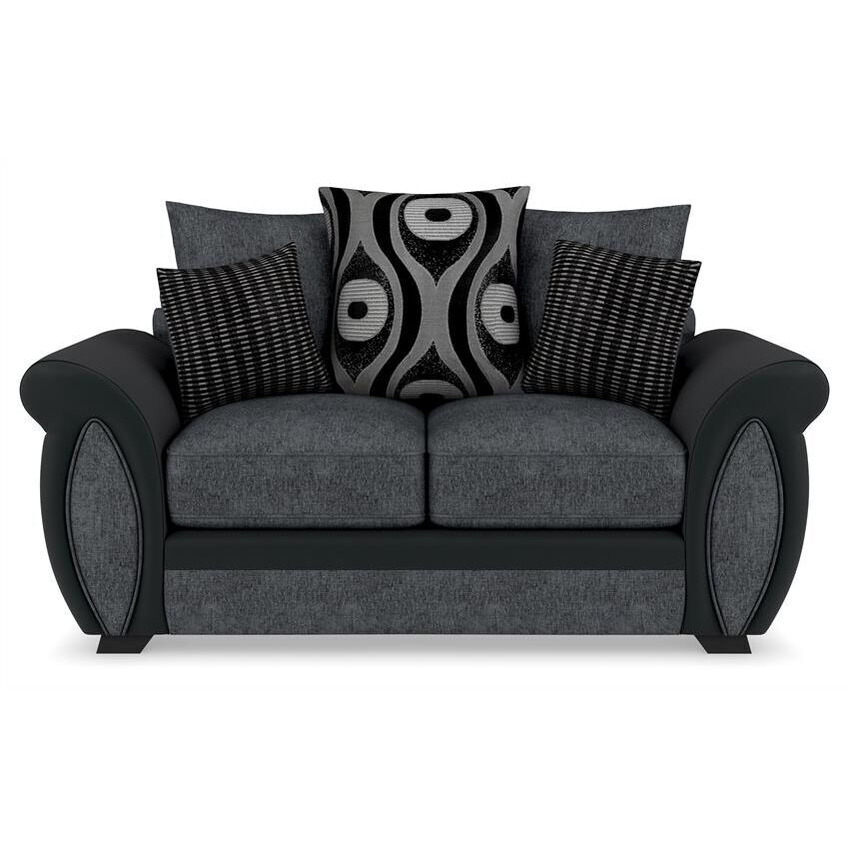 ScS Living Grey Maddie Fabric 2 Seater Scatter Back Sofa by SCS ...