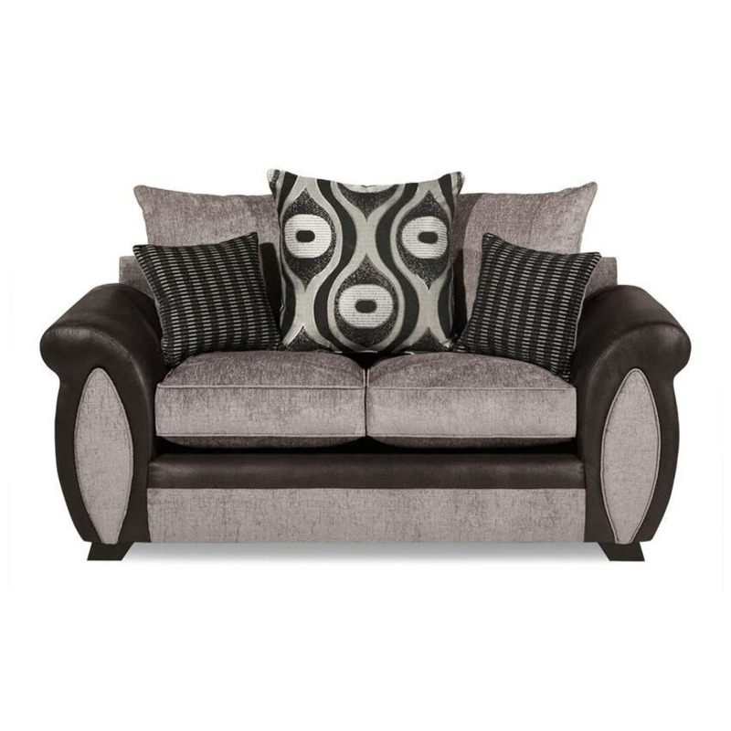 ScS Living Grey Maddie Fabric 2 Seater Scatter Back Sofa by SCS ...