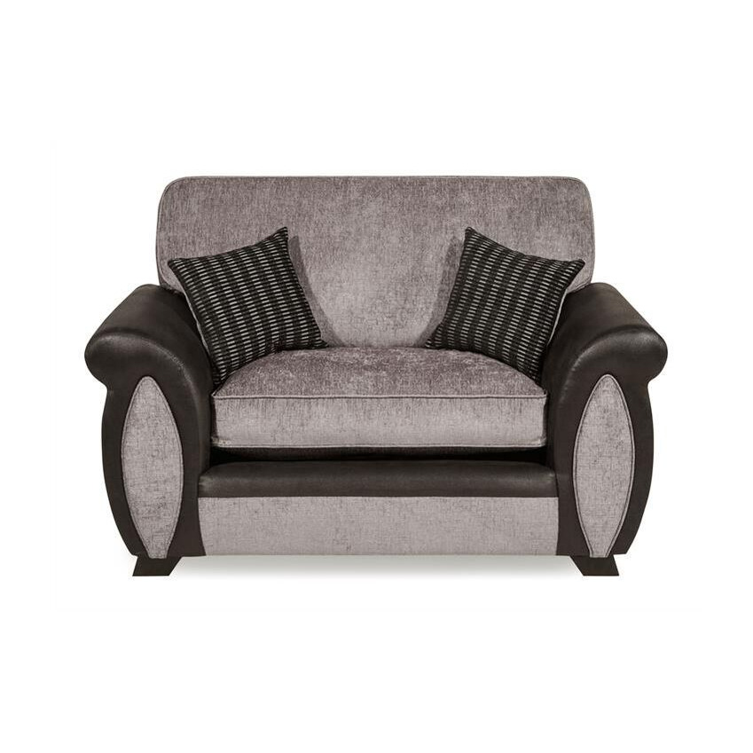 ScS Living Grey Maddie Fabric Love Chair by SCS | ufurnish.com