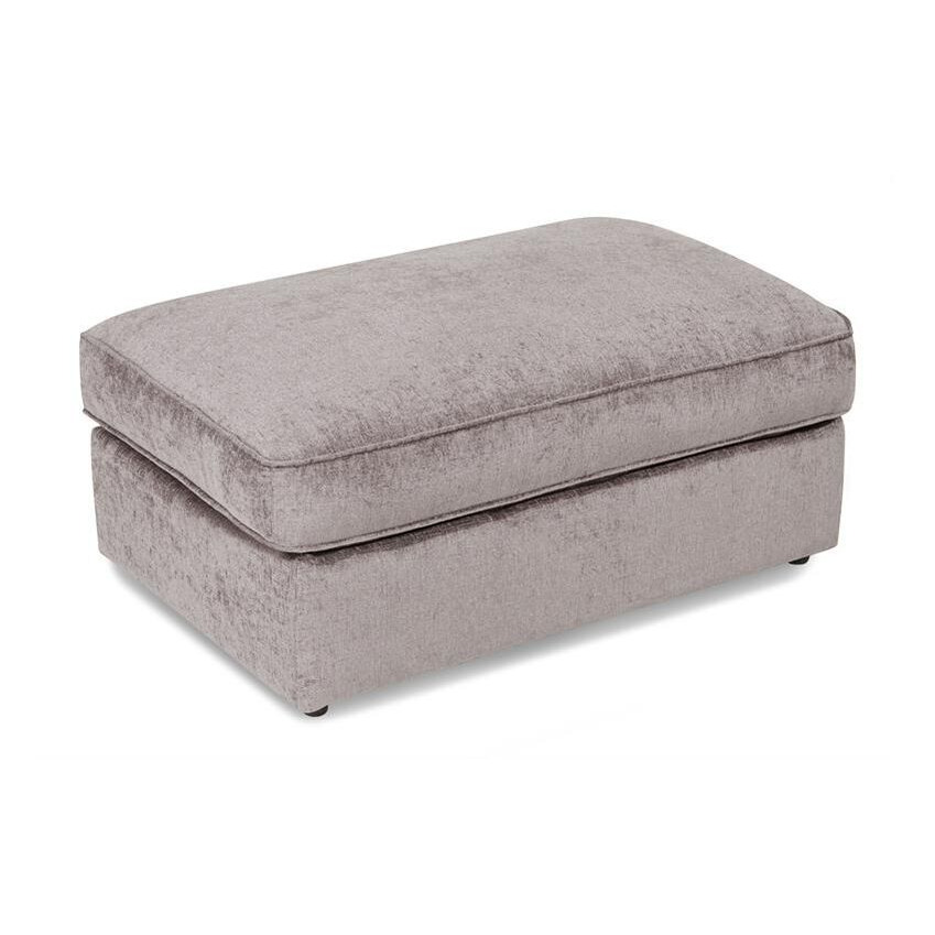 ScS Living Grey Maddie Fabric Banquette Footstool by SCS | ufurnish.com