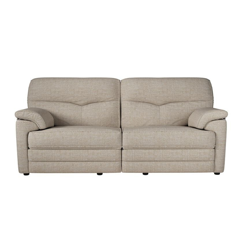 G Plan Grey Fabric Stratford 3 Seater Static Sofa by SCS | ufurnish.com