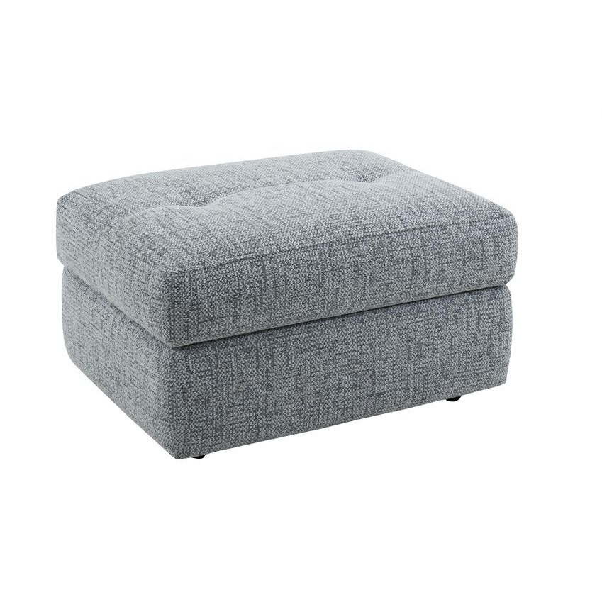 G Plan Grey Fabric Stratford Storage Footstool by SCS | ufurnish.com