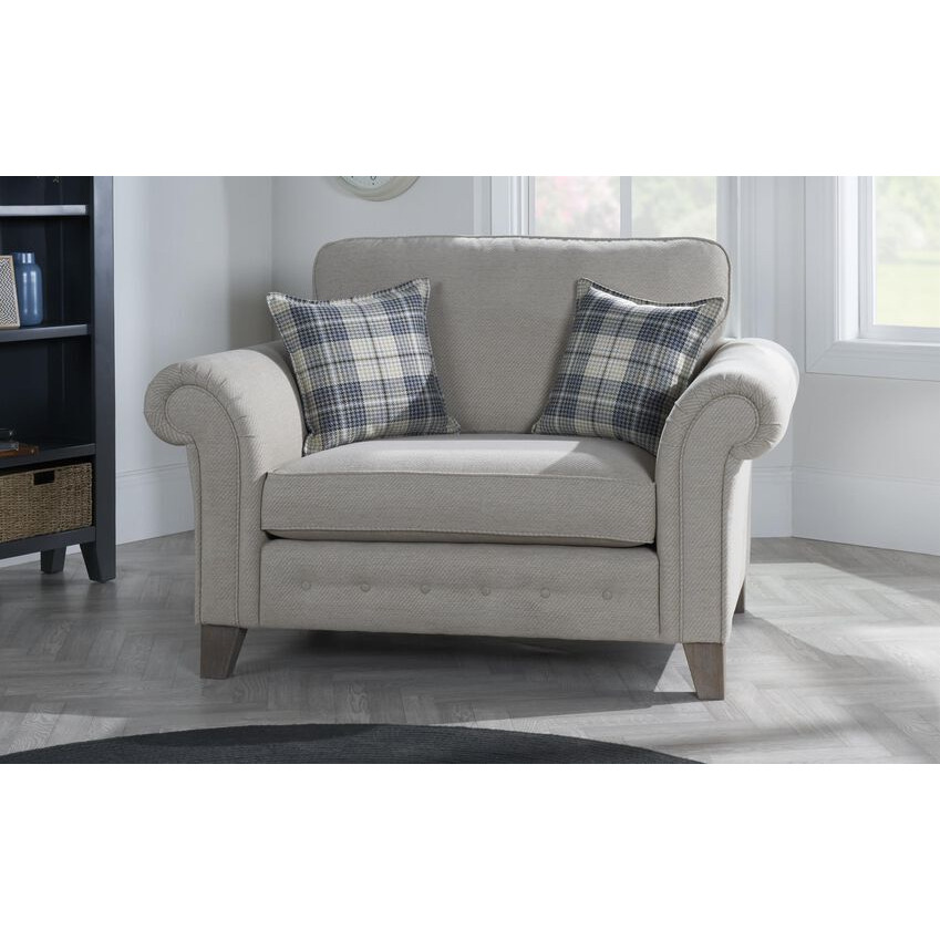 Inspire Corbridge Fabric Snuggle Chair by SCS | ufurnish.com
