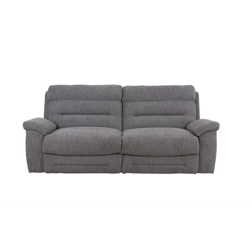 ScS Living Grey Dion Fabric 3 Seater Sofa by SCS | ufurnish.com