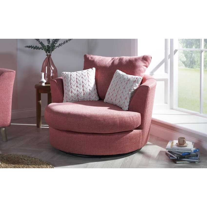 ScS Living Sunny Fabric Swivel Chair by SCS | ufurnish.com