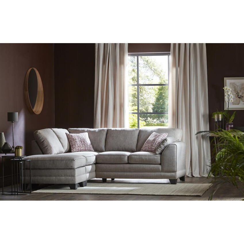 ScS Living Sasha Linoa Fabric 1 Corner 2 Left Hand Facing Chaise Sofa ...
