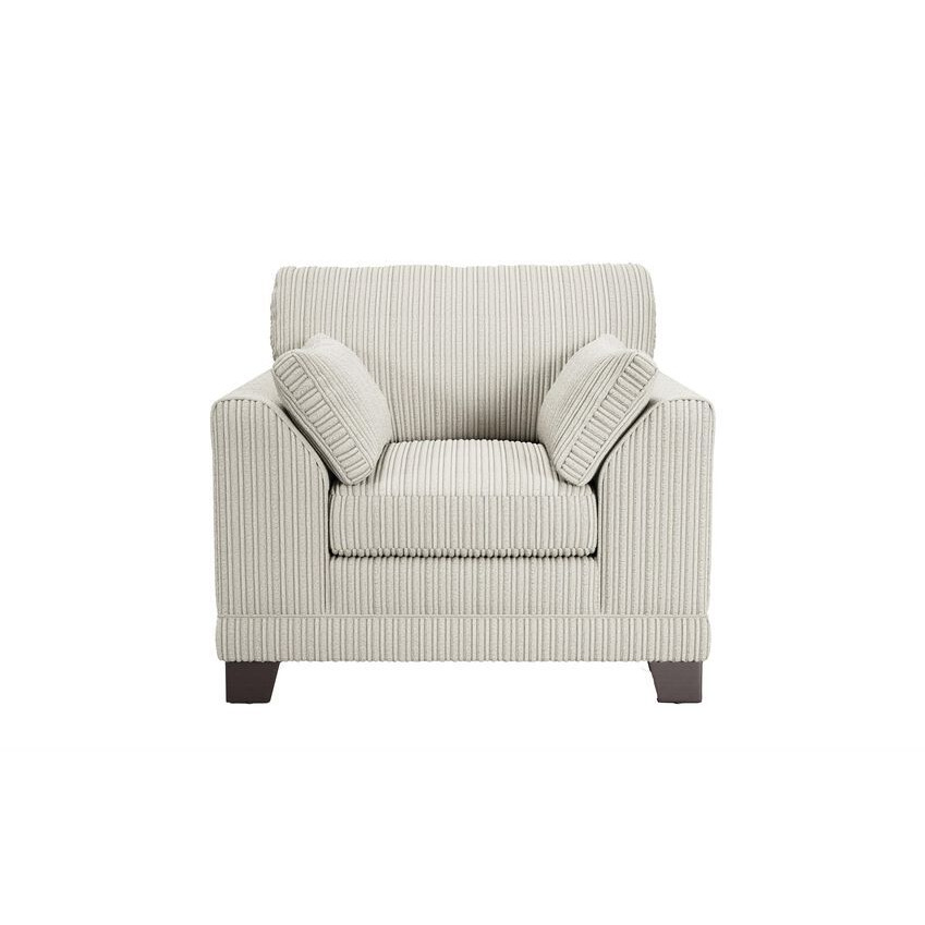 ScS Living White Fabric Phoebe Jumbo Cord Standard Chair by SCS ...