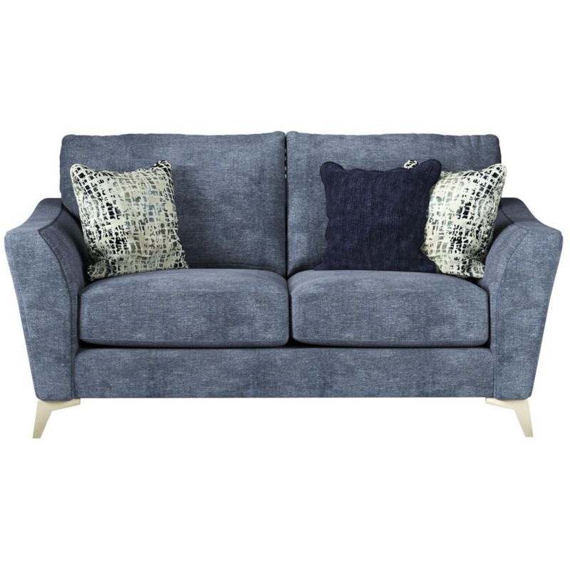 Ideal Home Blue Maisy Fabric 2 Seater Sofa by SCS | ufurnish.com