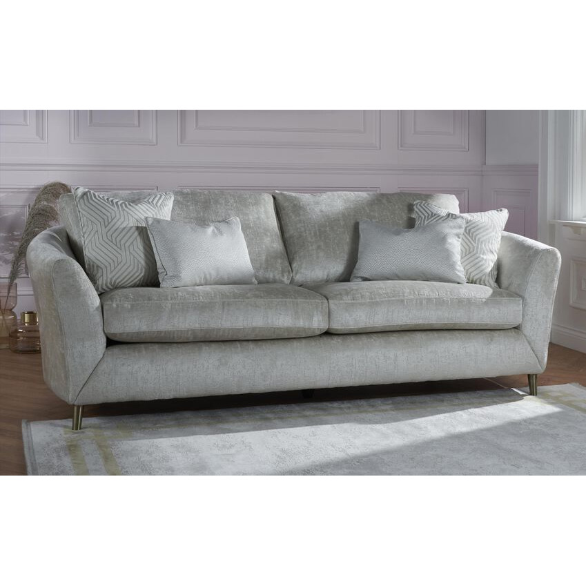 Ideal Home Flo 4 Fabric Seater Sofa by SCS | ufurnish.com