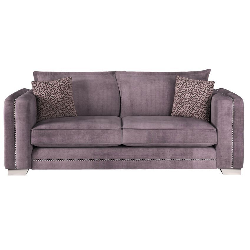 Pink LLB Regency Fabric 4 Seater Sofa by SCS | ufurnish.com