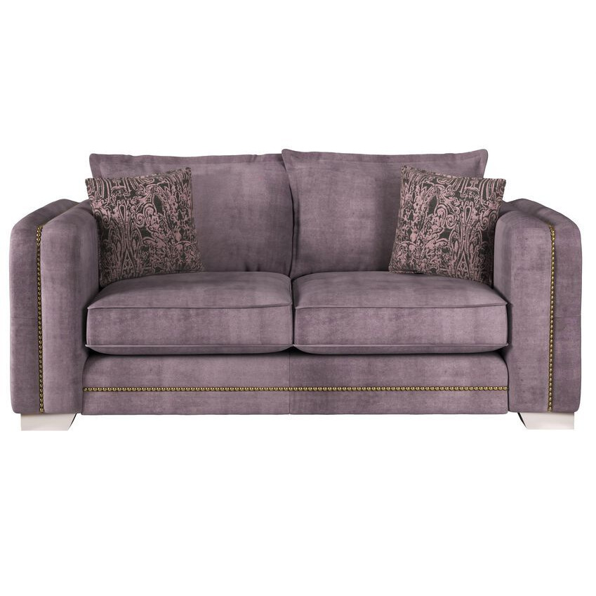 Pink LLB Regency Fabric 3 Seater Sofa by SCS | ufurnish.com